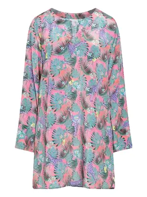 VERDISSIMA Floral Print Kaftan Top - Pink