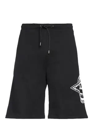 Just Cavalli French Terry Bermuda Shorts - Black