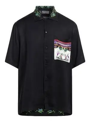 Versace Shirt Size Viscose - Black