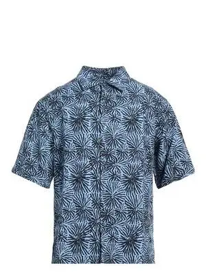 Sandro Shirt Size Lyocell, Linen - Blue