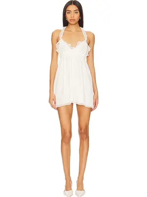 MORE TO COME Tinslay Mini Dress - White