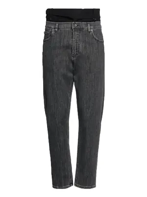 Dolce & Gabbana Tapered Jeans With Five Pockets - Black