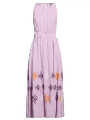 Sandro Flared Maxi Dress - Purple