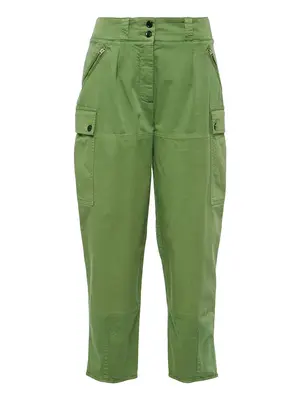 TOM FORD Low-rise Cargo Pants - Green