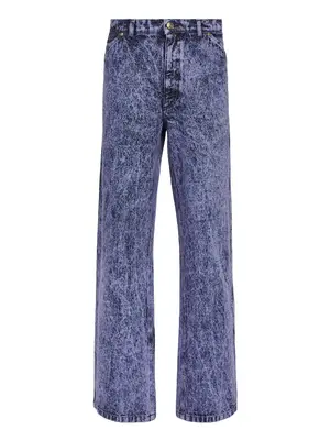 Marni Low-rise Straight Jeans - Blue