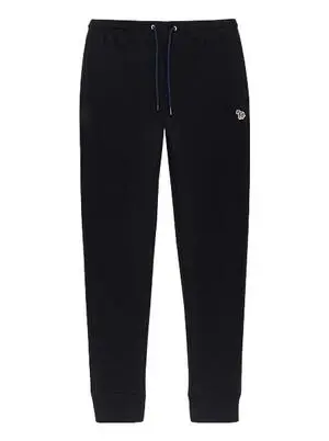 Paul Smith Tapered-fit Zebra Logo Sweatpants - Black