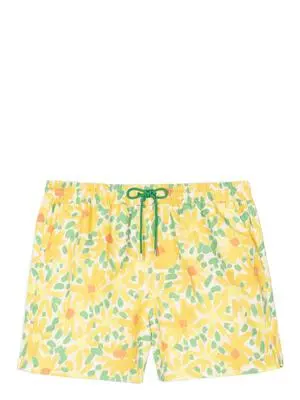Paul Smith Daisy Print Swim Shorts - Yellow