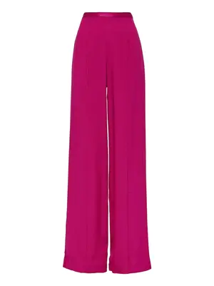 TALLER MARMO Marlene High-rise Palazzo Pants - Pink