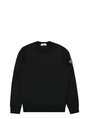 Stone Island Garment Dyed Sweatshirt - Black