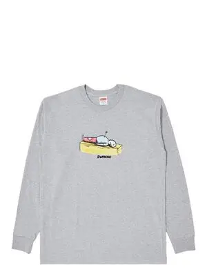 Supreme Neil Blender Arrow Long-sleeve Tee 'heather - Grey