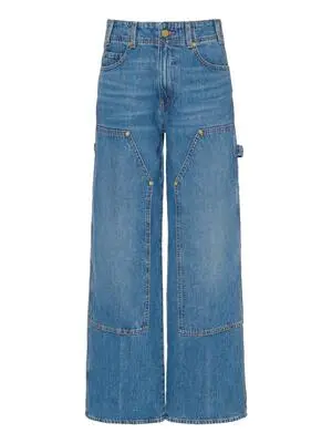 Ulla Johnson The Olympia Jean - Danube Medium Indigo Wash
