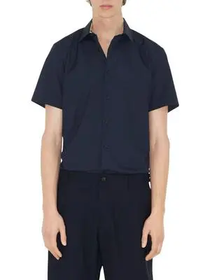 Burberry Ekd-embroidered Shirt - Black