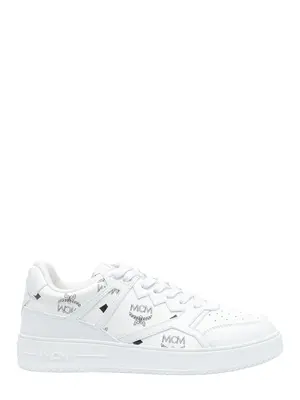 Mcm Neo Derby Visetos Sneakers - White