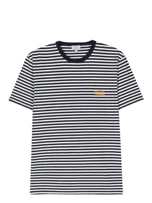 WOOLRICH Logo-print Striped T-shirt
