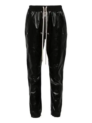 Rick Owens Drawstring Tapered Trousers - Black