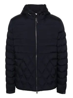 Moncler Hooded Puffer Jacket - Blue