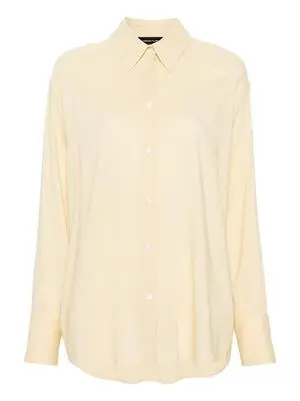 Fabiana Filippi Button-up Crepe Shirt - Yellow