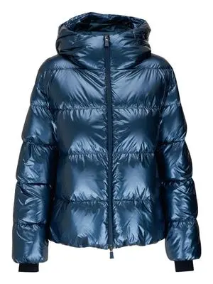 Herno Hooded Puffer Jacket - Blue