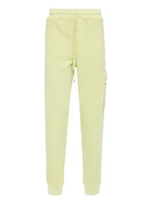 C.P. COMPANY Lens-detailed Cotton Track Pants - Green