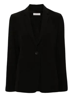 Antonelli Firenze Single-breasted Crepe Blazer - Black