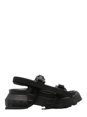 Rick Owens Tractor Chunky Leather Sandals - Black