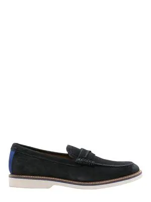 Clarks Atticus Ltslip Suede Loafers - Blue