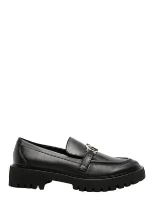 Liu Jo Cora 01 Leather Loafers - Black