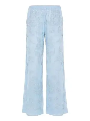 P.A.R.O.S.H P.A.R.O.S.H. Rilda Beaded Wide-Leg Trousers