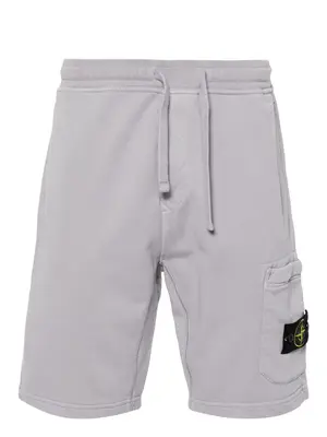 Stone Island Stone Island Compass-motif Shorts Grey