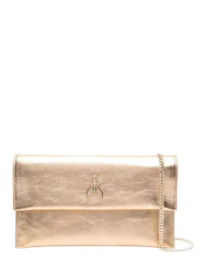 Patrizia Pepe Fly Ceremony Clutch - Gold