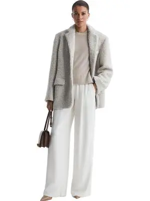 MEOTINE Wool Single Breasted Coat