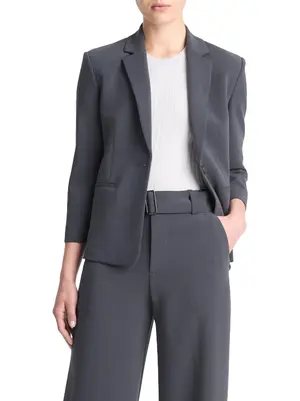 Vince Vince Shrunken Blazer Graphite