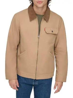 LEVI'S Levi's Lightweight Cotton Twill Utility Jacket Tan