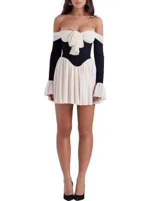 House Of Cb Alana Strapless Mini Dress - Black
