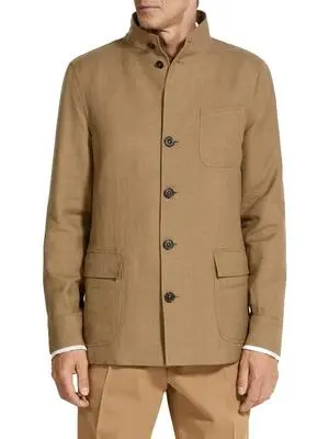 Zegna Linen & Wool Chore Jacket - Atacama