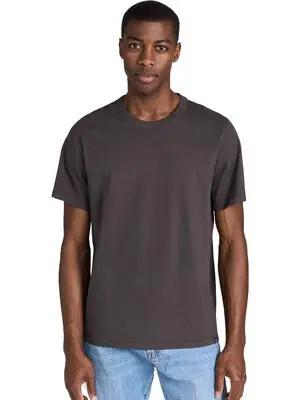Madewell Garment-dyed Allday Crewneck Tee - Black Coal