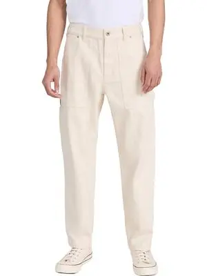 ALEX MILL Painter Pants In Recycled Denim - Natural