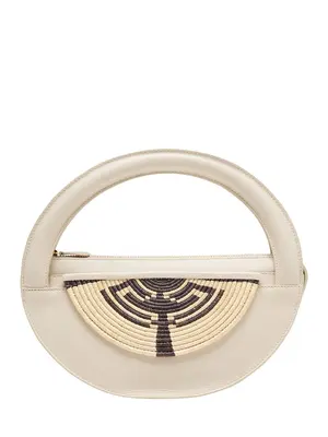 EILAF EILAF Medani Leather Crossbody Bag Lamb Cream