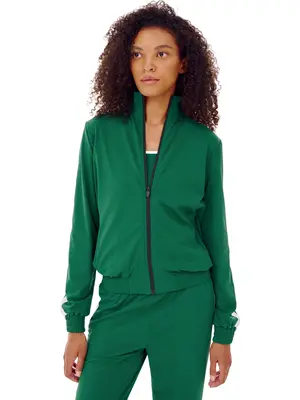 Splits59 SPLITS59 Max Rigor Track Jacket Arugula/white