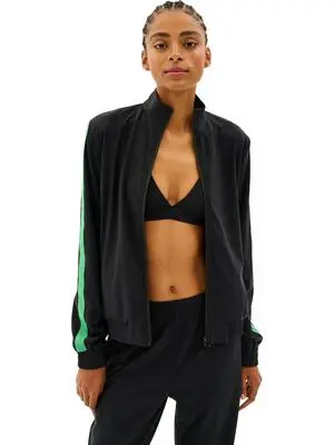 Splits59 Max Rigor Track Jacket - Black/grass