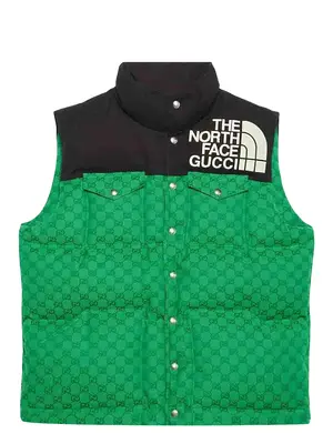 Gucci X The North Face Padded Vest - Green