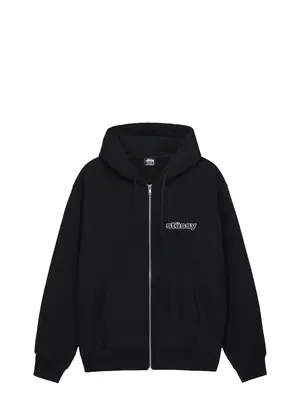 StÜssy Ss-link Zip Hoodie - Black
