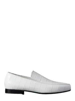TOTÊME TOTEME + Net Sustain The Croco Oval Croc-effect Leather Loafers