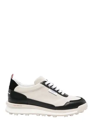 Thom Browne Alumni Panelled Lace-up Sneakers - Neutrals