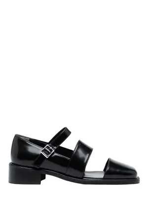 KIMHEKIM Leather Mary Jane Shoes - Black