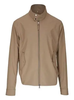 Moncler Coated Zip-front Jacket - Neutrals