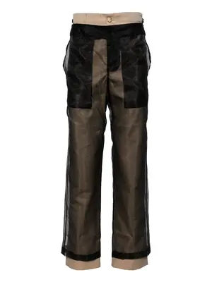 FENG CHEN WANG Feng Chen Wang Reversible Layered Trousers