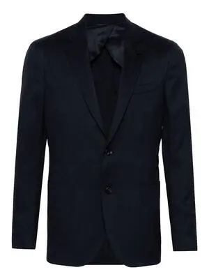 LARDINI Single-breasted Twill Blazer