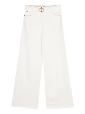 TWINSET TWINSET Mid-Rise Wide-Leg Jeans