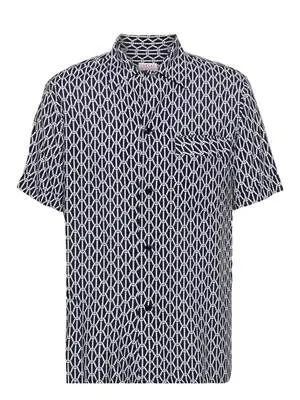 FURSAC Ropes-print Shirt - Blue